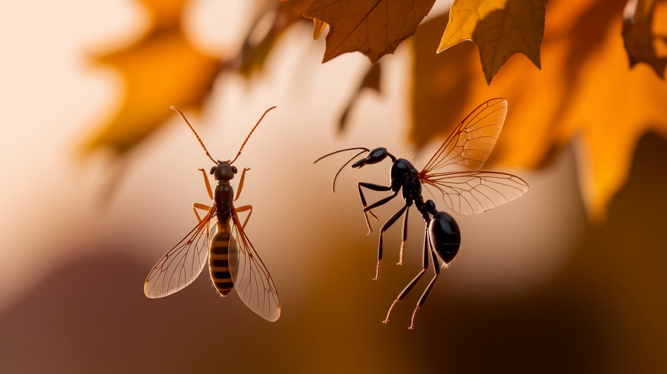 Fourmis volantes ou termites : Comment les différencier ...